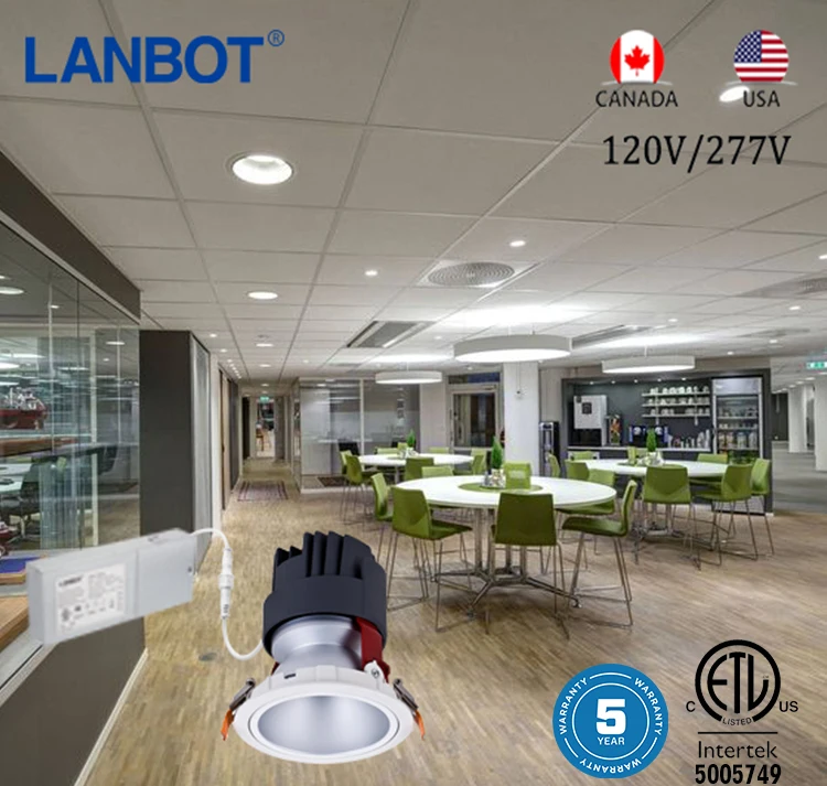 Hall Led Spot Light Trimless Downlight Lamp Recessed New Design 9/12/18 ...