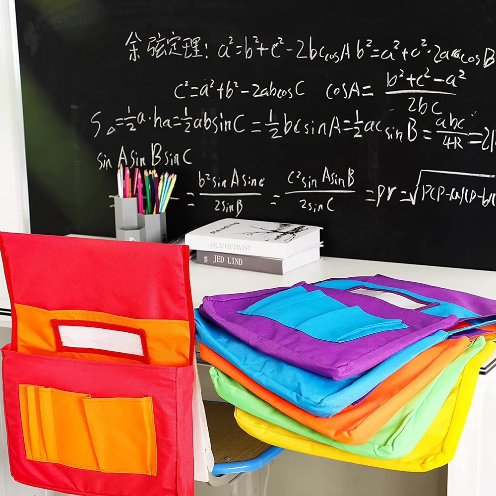Seat Sacks For Classroom Chairs 3-5 16 Pack Classroom Chair Pockets ...
