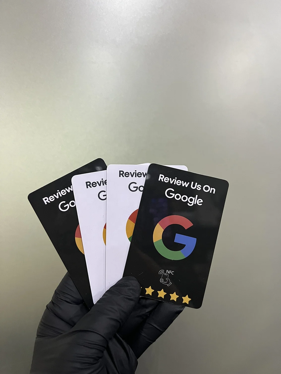 Cr80 Plastic Programmable Qr Code Scan Google Review Nfc Card Rfid Gift ...