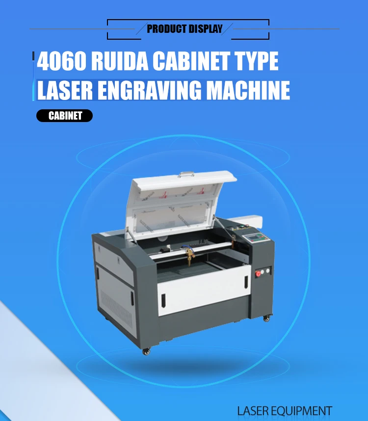 Ruida System 4060 Cabinet Laser Engraver Cutter Easy Operate Home Use ...