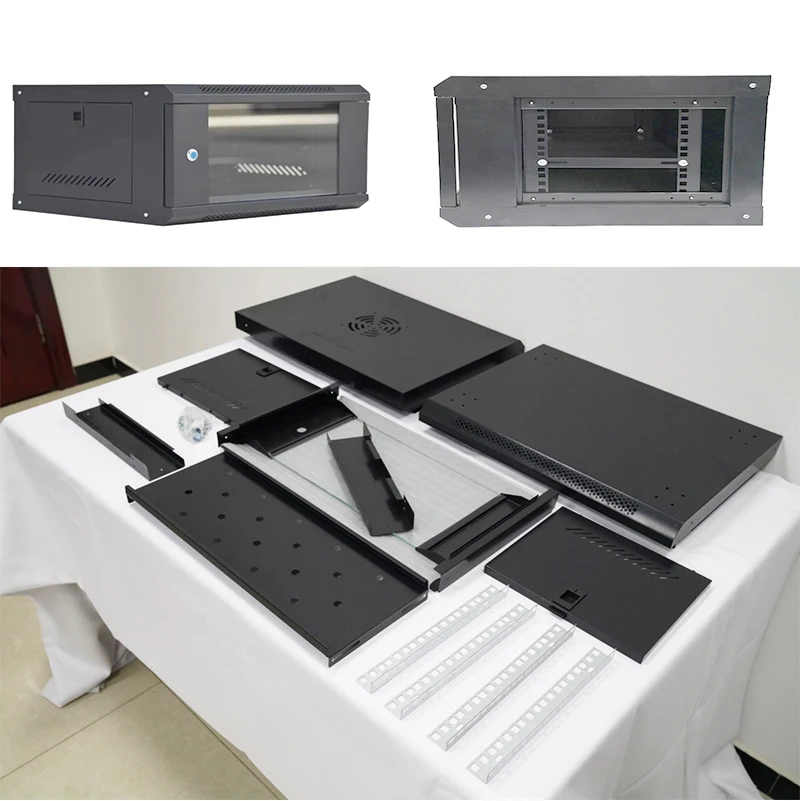 4u Rack Cabinet For Server Disassembled Professional Network Cabinet ...