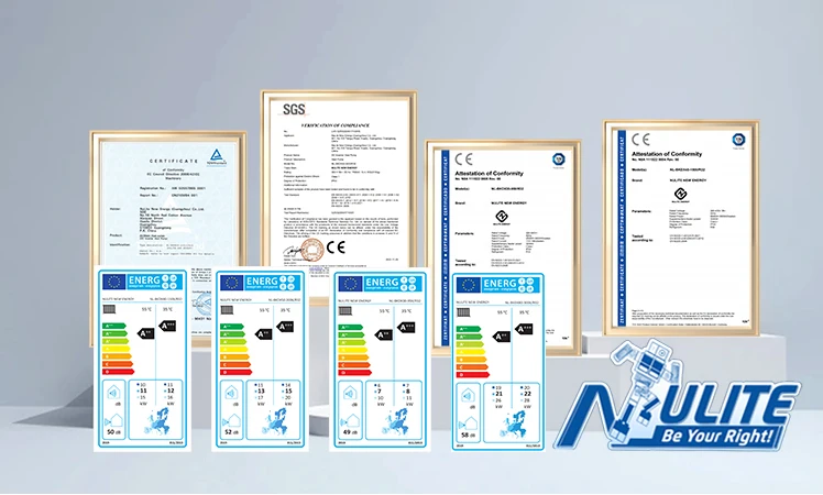 Nulite WIFI EVI R32R290 Heat Pump - Efficient & Multi-functional