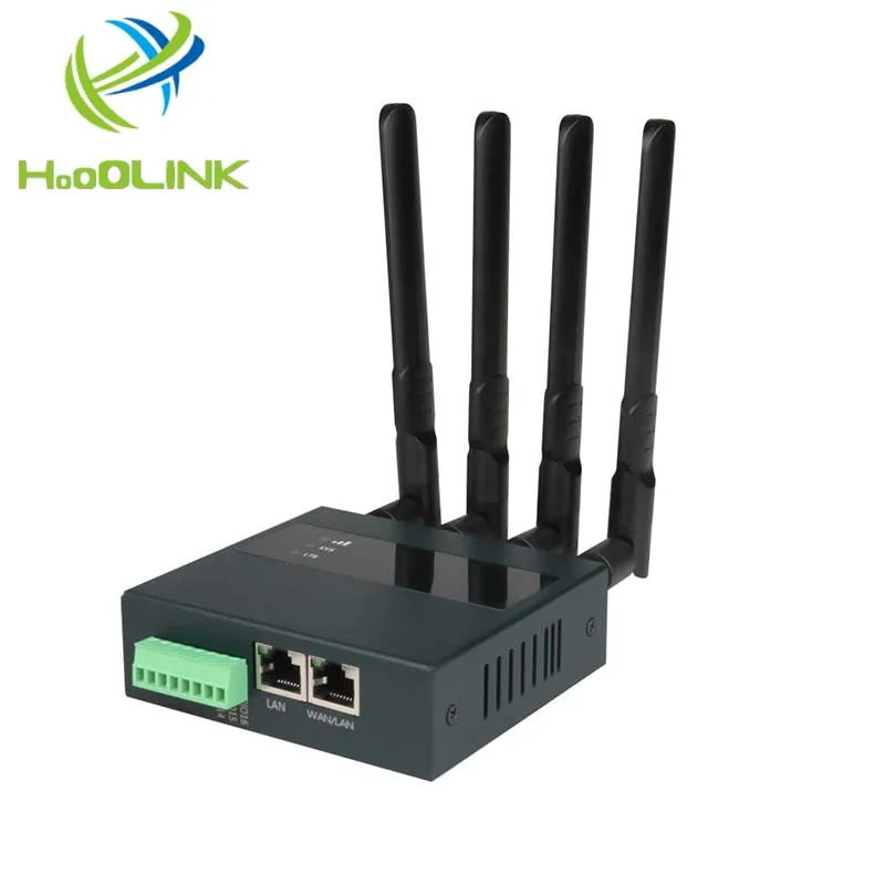 4G Industrial Router Dual SIM DTU Router CAT4 CAT6 RS232 RS485 Modbus ...