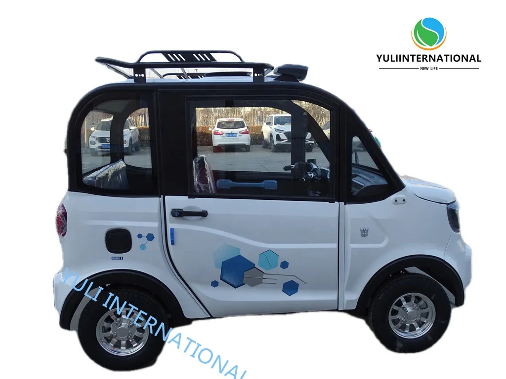 Enclosed Cabin Adult Family Mini Smart Car Four Wheel Disabled Electric ...