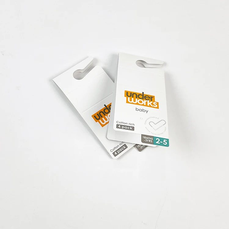 Retail Tags Packaging Design Custom Cardboard Header Card Printing Bag ...