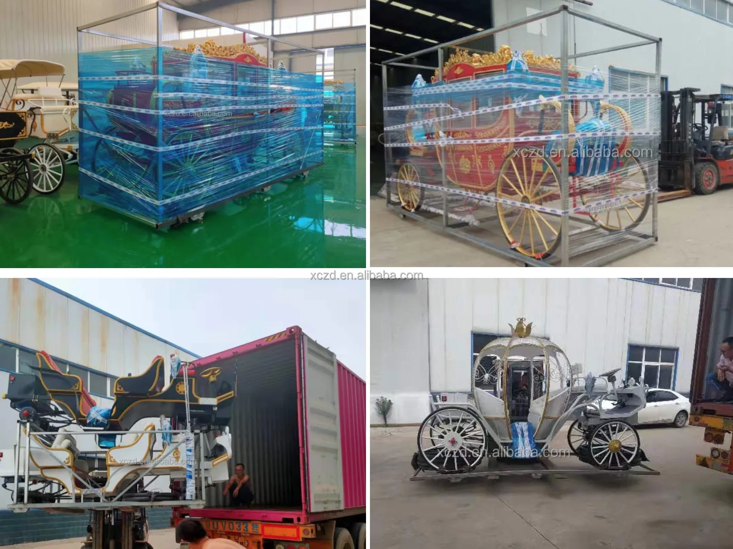 Luxury High Quality Customized Electric Wedding Carriage