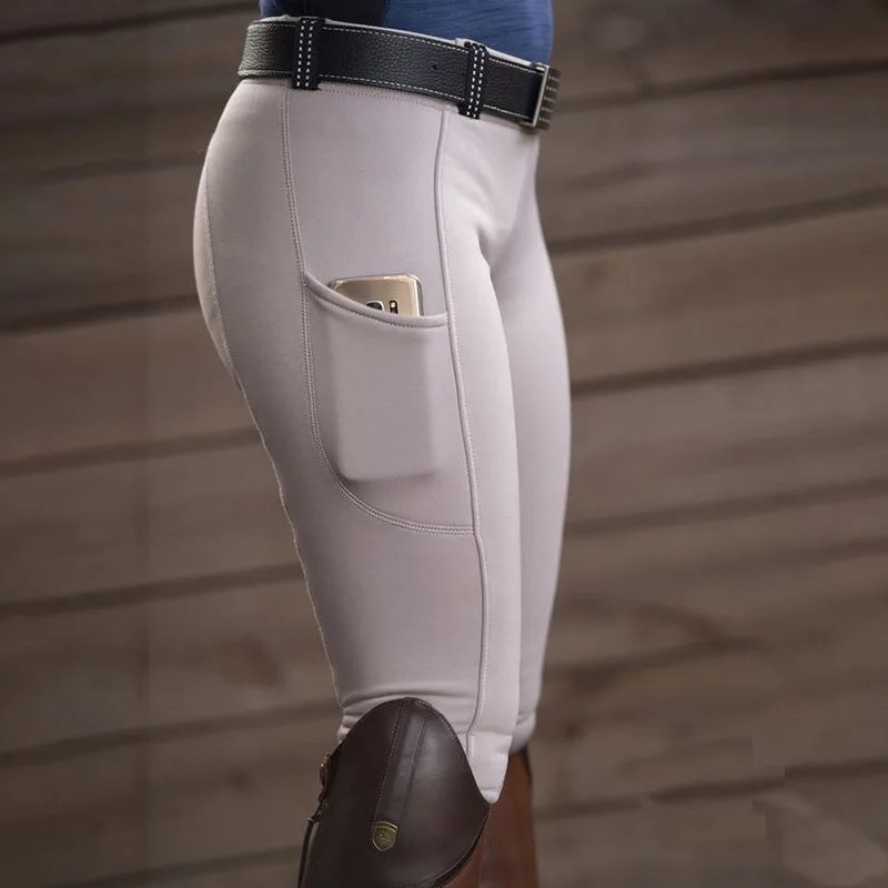 Factory Custom Denim Horse Riding Breeches Equestrian Show Pants Full ...