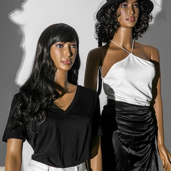Fashion Realistic African Skin Color Full Body Mannequins Clothing ...