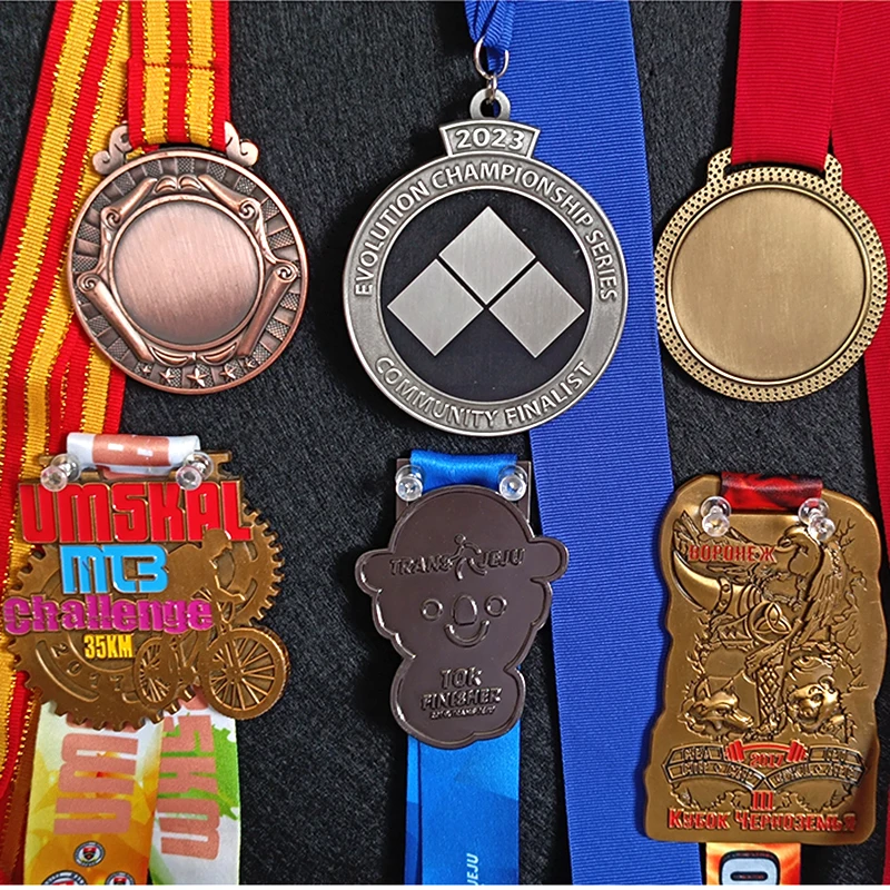 Silver Commemorative Dance Car Wrestling Iron Boxing Medal Sport Soccer Blank Key Medals And ...