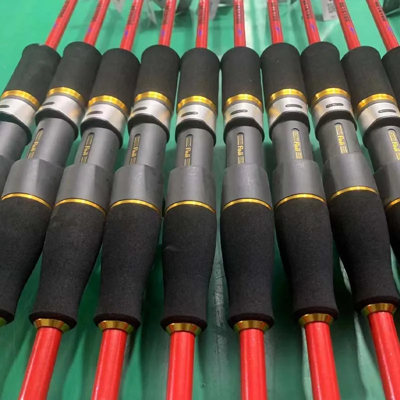 Scarlet Red Carbon Slow Pitch Jigging Fishing Rod - 6'2"