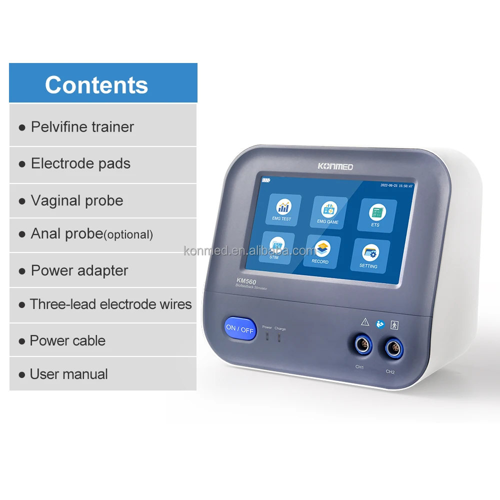 Perineometer TENS EMS for Pelvic Floor Muscle Therapy