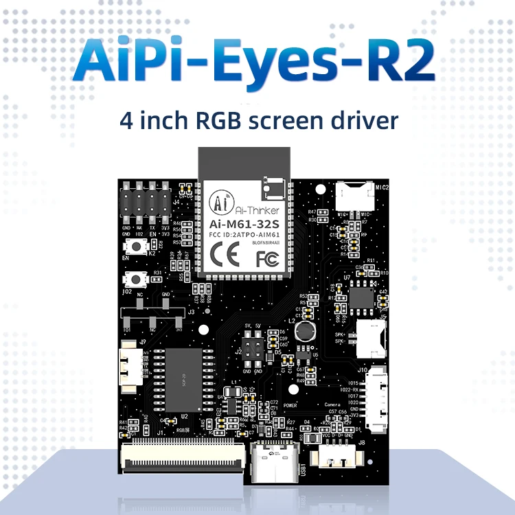 Ai-thinker Aipi-Eyes-R2 - Smart Home Iot Module with RGB Screen