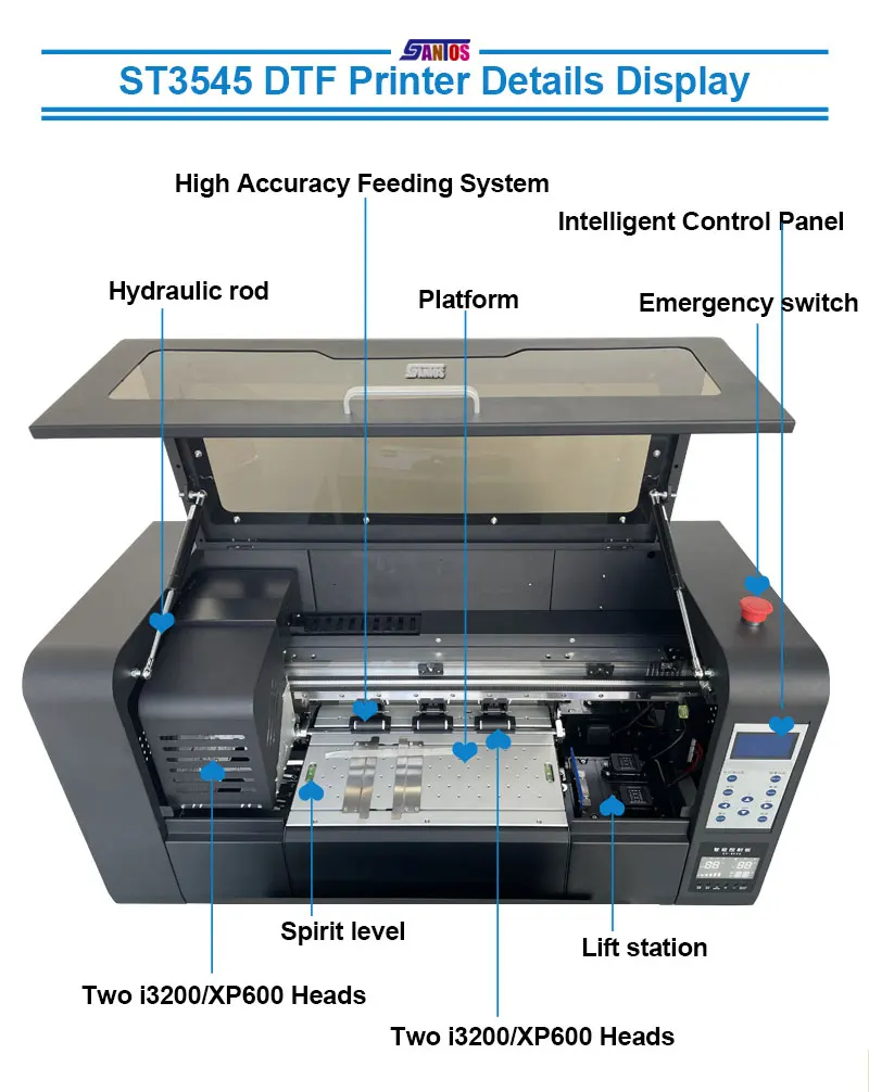Logo DIY Eps XP 600 DTF Printer - Efficient T-Shirt Printing