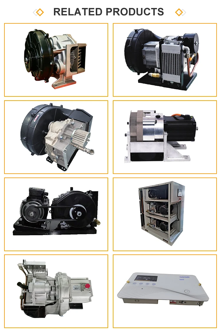 Oil-free Scroll Air Compressor Airend 2.2kw Pulley Driven Oil-free ...