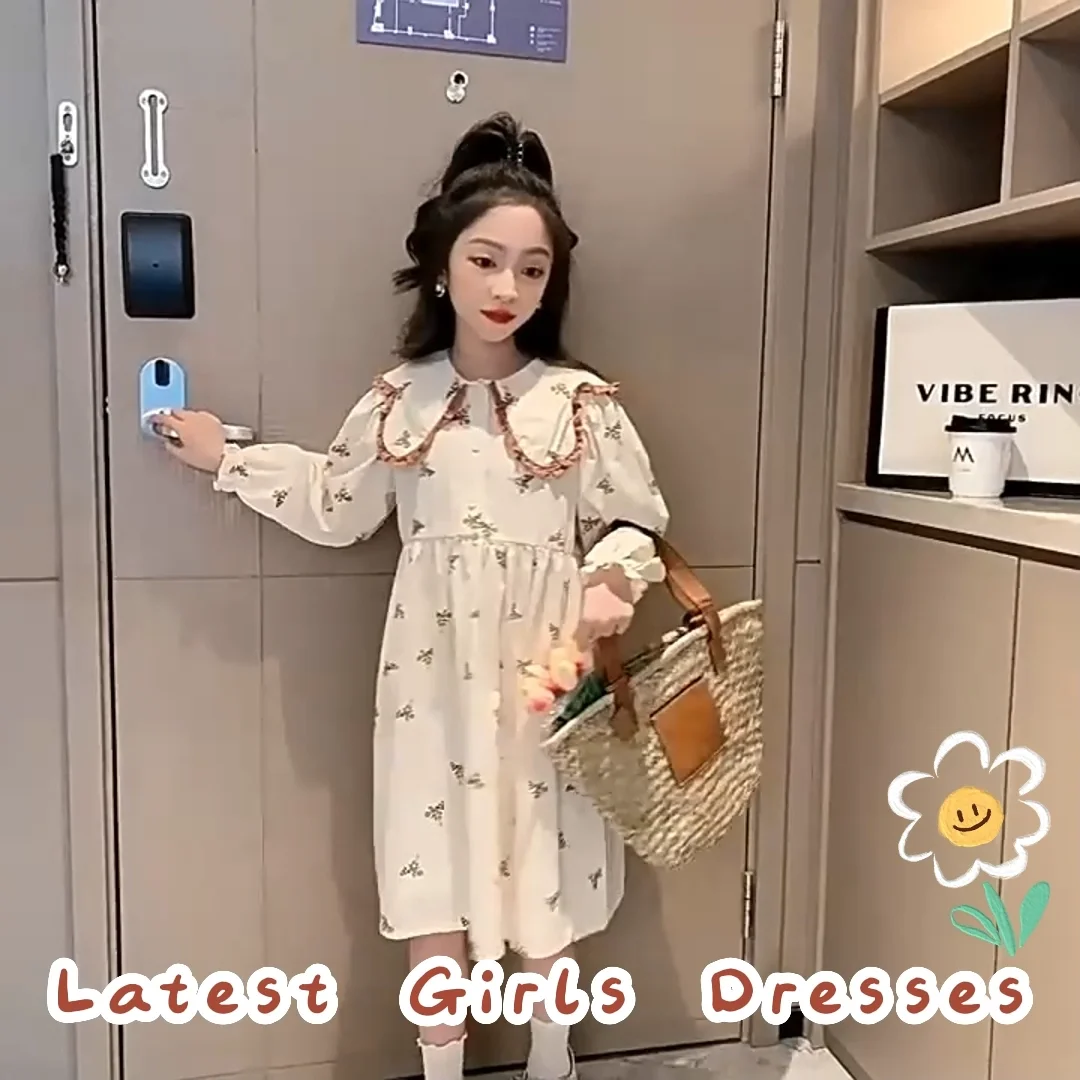 Yunnes England Style Kids Clothes Teenager Big Children Clothing A Line ...