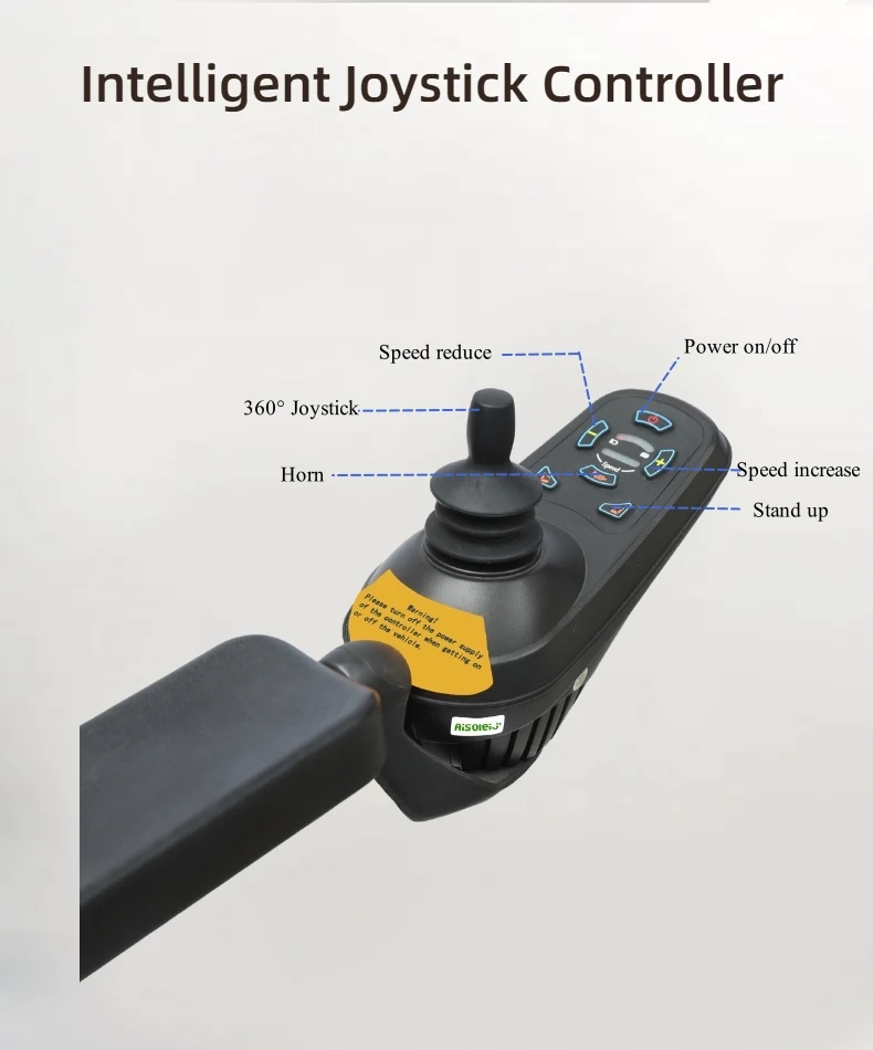 130kg Loading Remote Control Standing Up Electric E Power Wheelchair ...