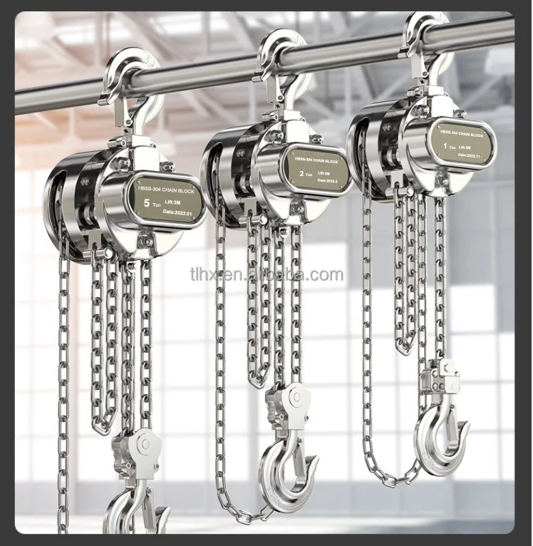 1 Ton Stainless Steel Chain Hoist - Durable & Versatile