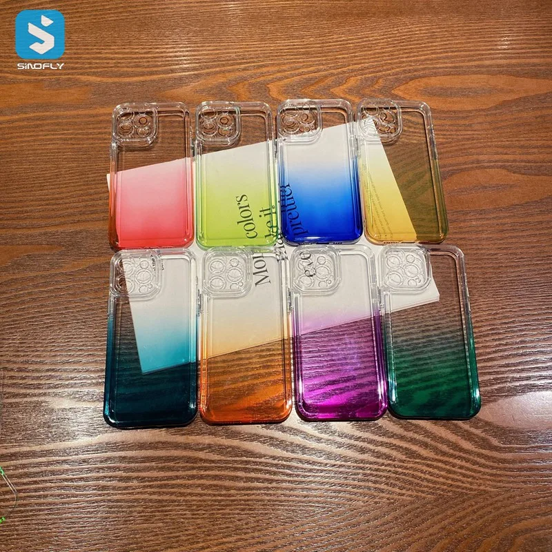 Luxury Gradient Phone Case For Iphone 11 12 13 14 Pro Max X Xs Xr 7 8 ...