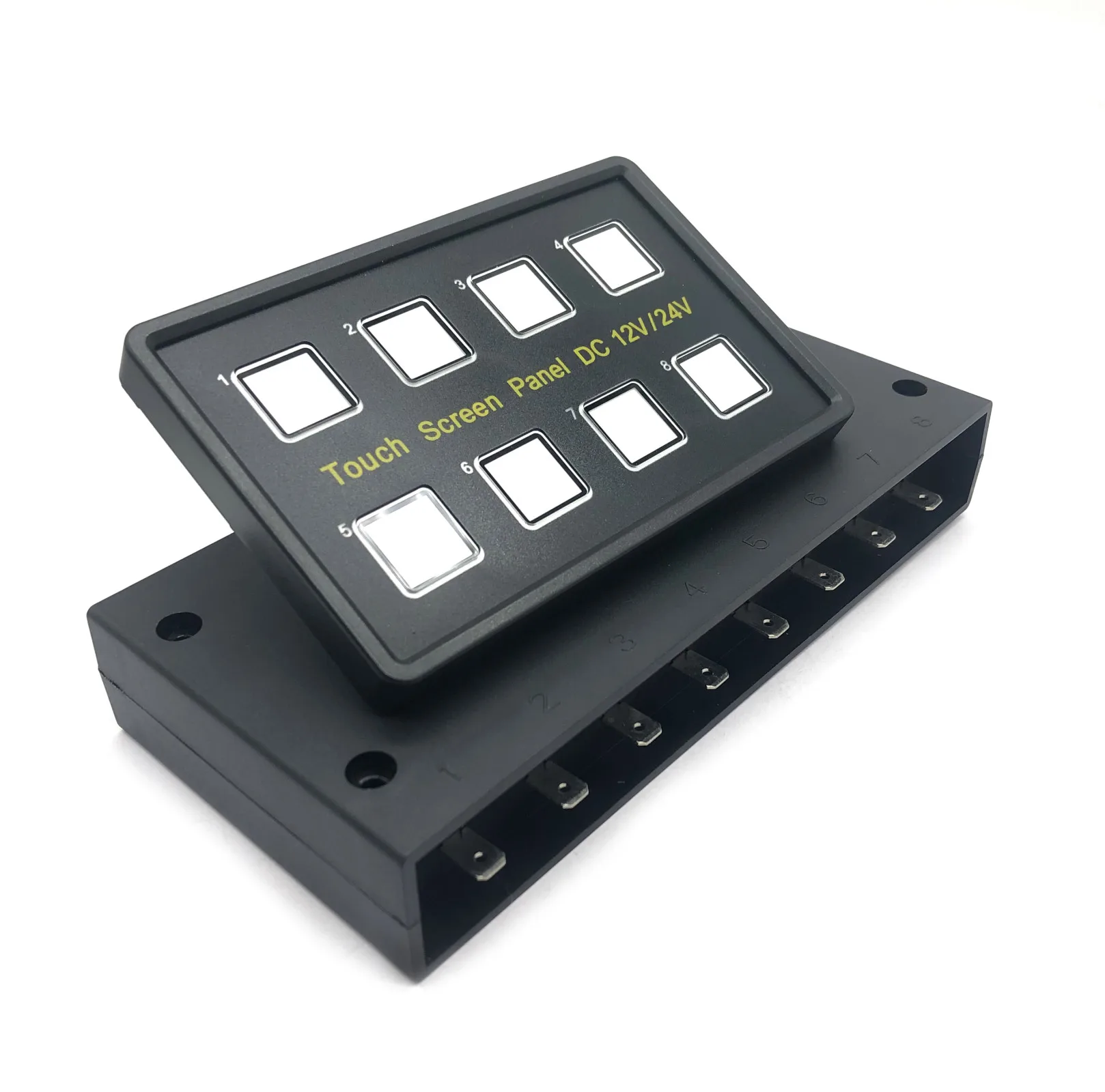 8 Channel Touch Switch Panel & Relays 12V - Universal