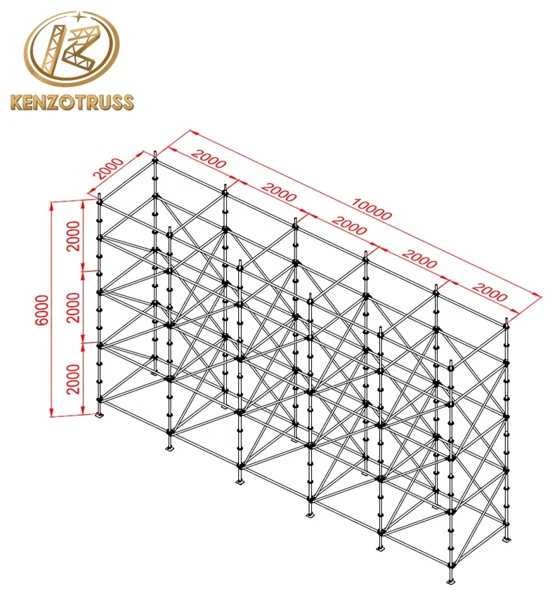 Layer Truss Scaffold for Metal Structure - Durable Steel Trusses for ...