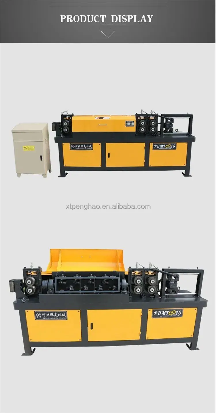 Cnc Frequency Conversion Automatic Steel Straightening And Cutting ...