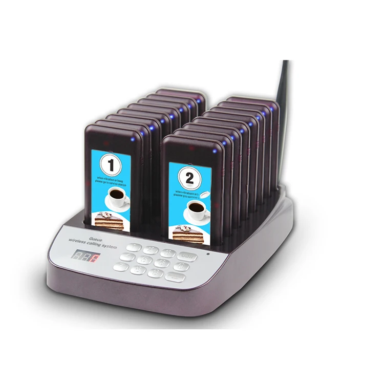 16 Pagers Coaster Call Restaurant Waiter System Restaurant Customer ...
