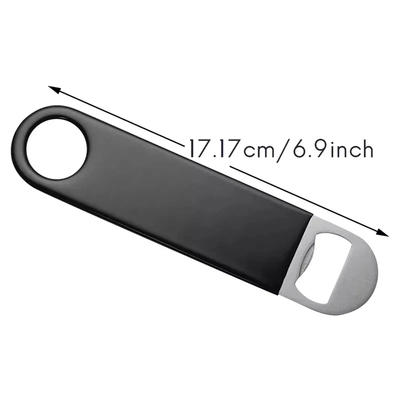 Christmas Promotional Custom Bottle Opener Stainless Steel Flat Strip ...
