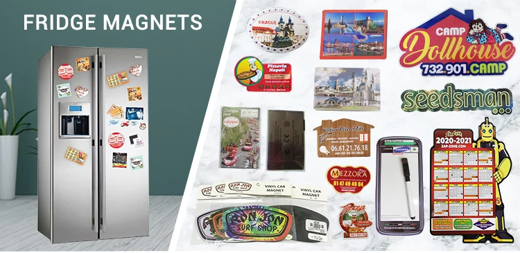 Full Color Fridge Magnets - Custom PVC Rubber Magnets