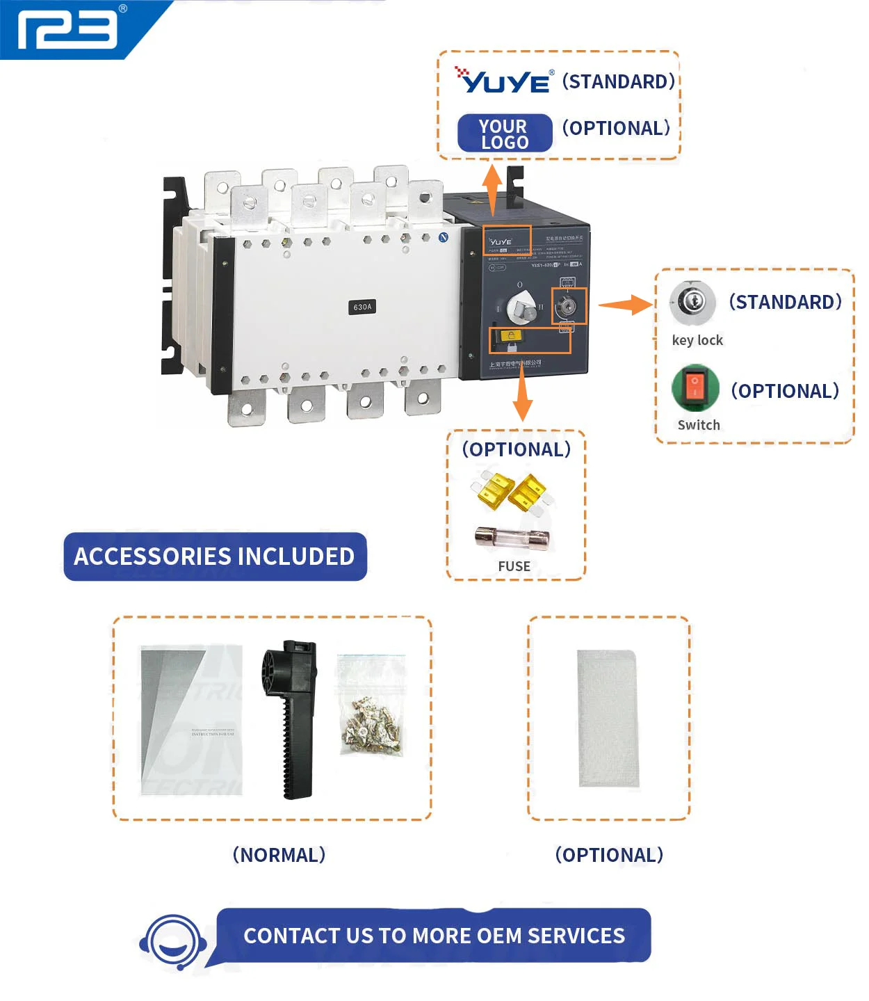 YUYE Automatic Transfer Switch - Reliable Power Management