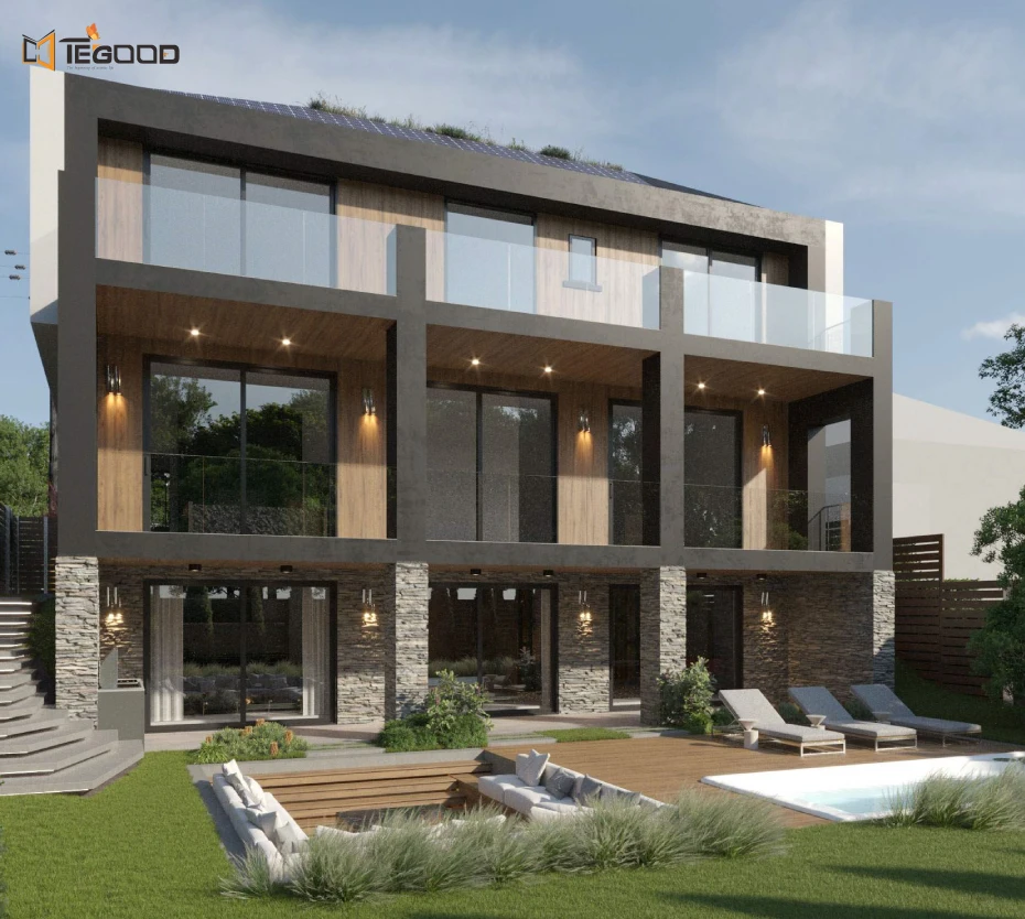 Modern Slim Frame Black Aluminum Multi Panel Tempered Glass Patio Sliding Door - Bulletproof ...