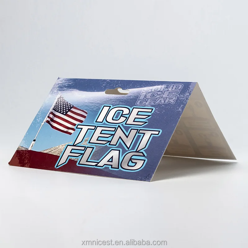 Wholesale Custom Recycled Folded Display Card Bag Toppers