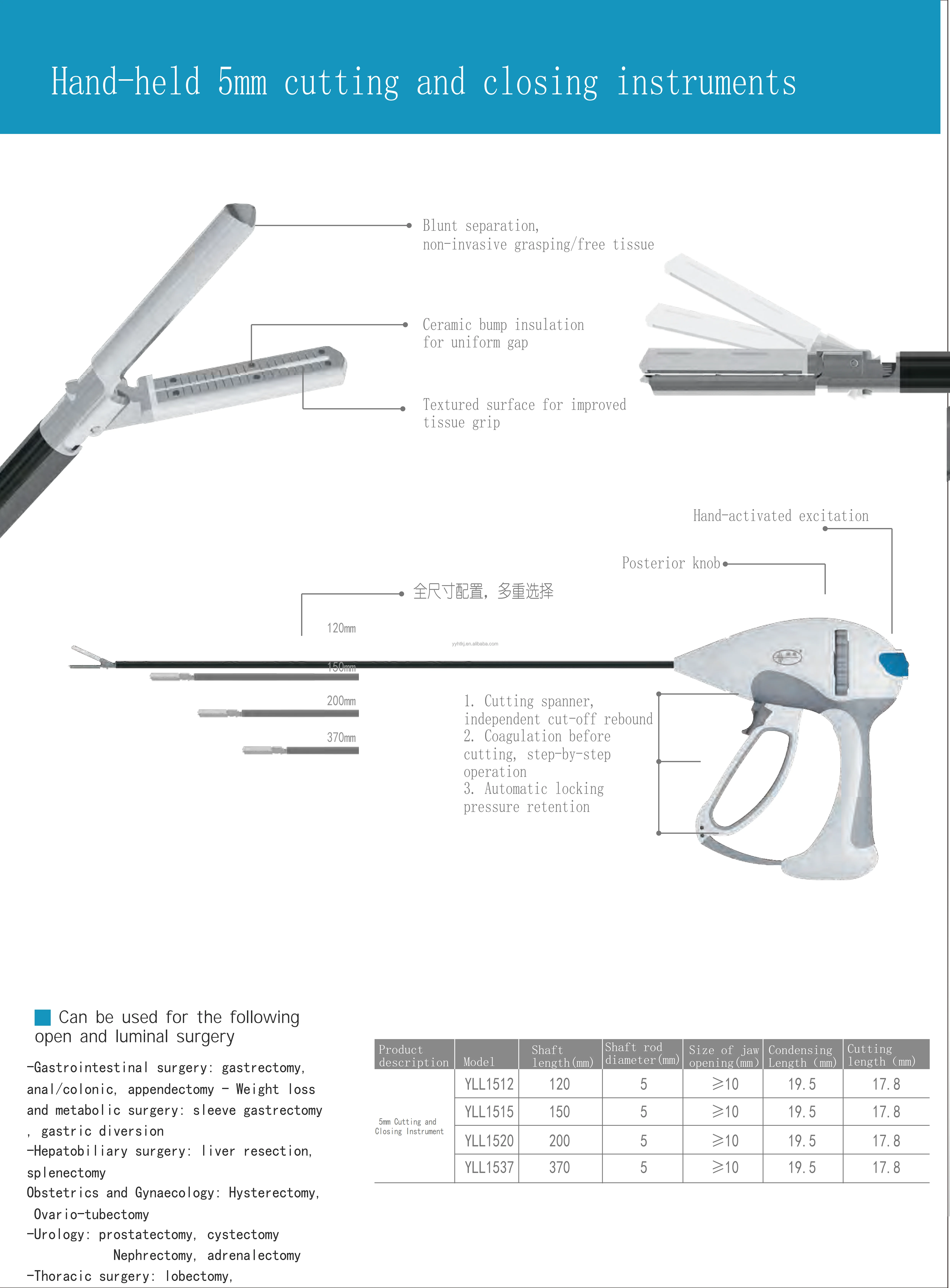 Disposable Surgical Instruments - Minimally Invasive Laparoscopic Tools