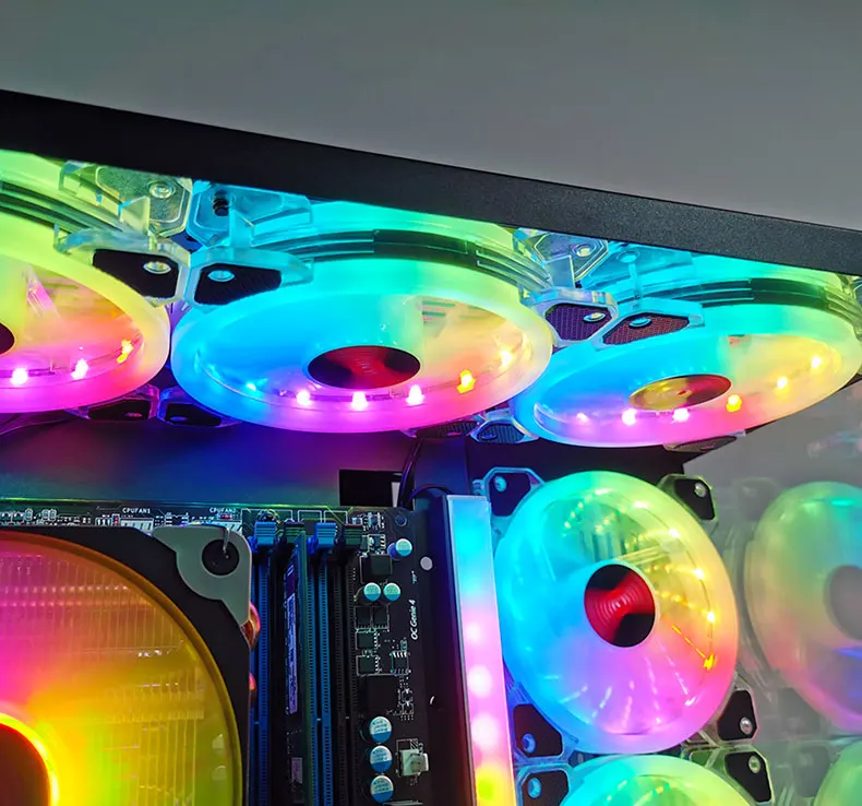 Direct Selling COOLMOON Gaming Computer Pc case Fans120mm Rgb Cooling ...