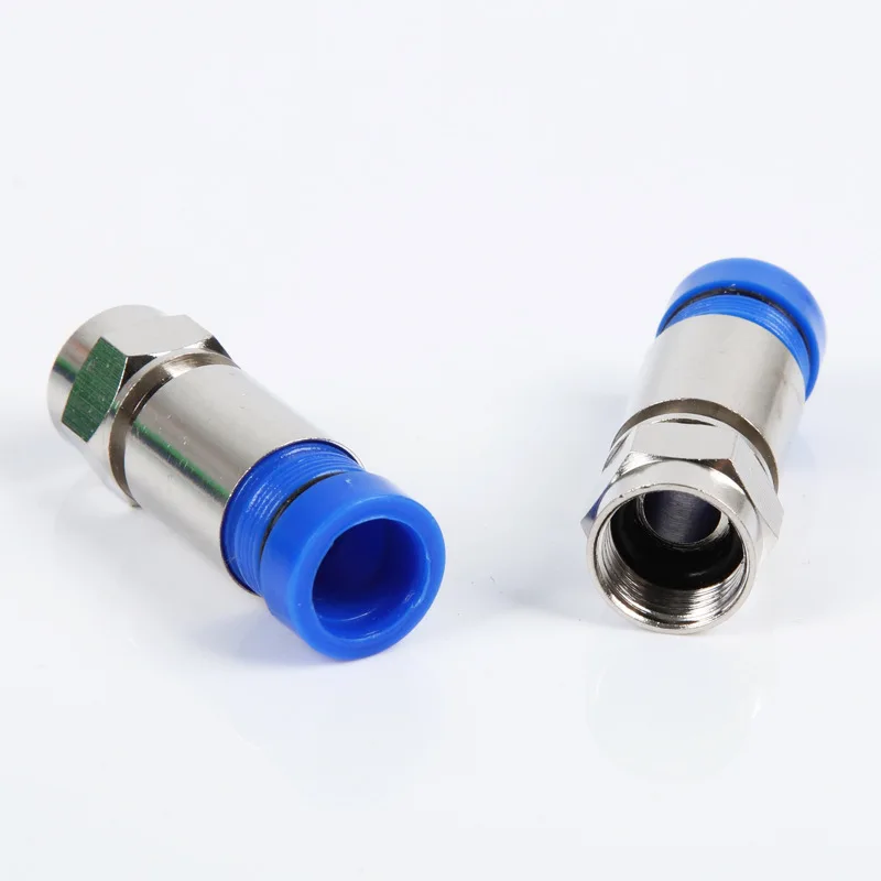 Coaxial Cable Coax Waterproof Rg59 Rg6 F Male Connector F Plug ...