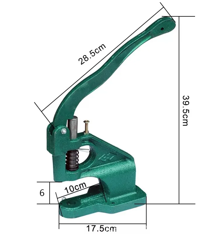 Multifunctional Manual Hand Press Punch Machine for Eyelets