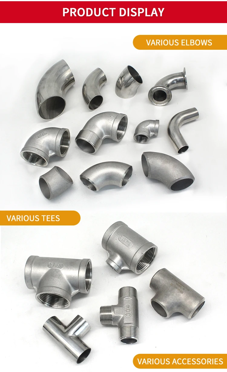 Stainless Steel 304 Outer Wire Joint External Thread Direct Head Pipe ...