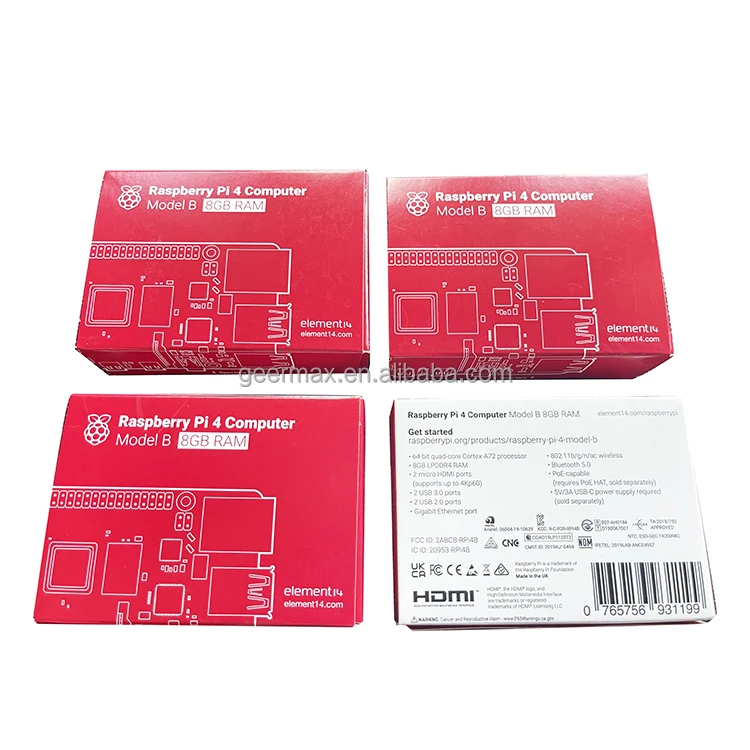 Original Raspberry Pi 4 Model B 8gb Sdram Raspberry Pi 4 Model B 8g Pi ...