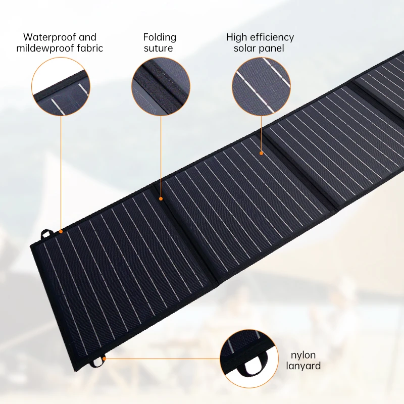 Unitpackpower Foldable Solar Panel 20w 30w 40w 60w 80w 100w 120w 150w 200w 250w 300w Folding ...
