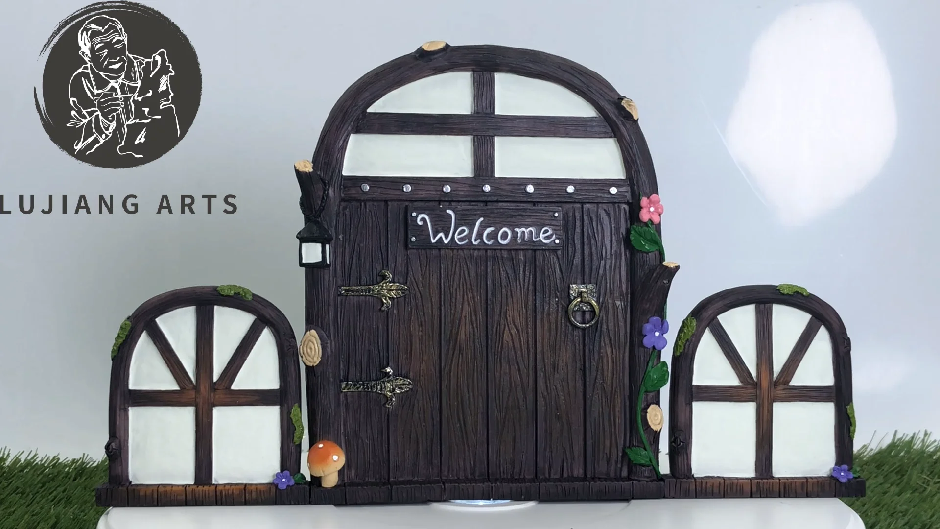 5.9inch Fairy Gate Hanging Resin Fairy Gate Sculpture Decoration Fairy ...