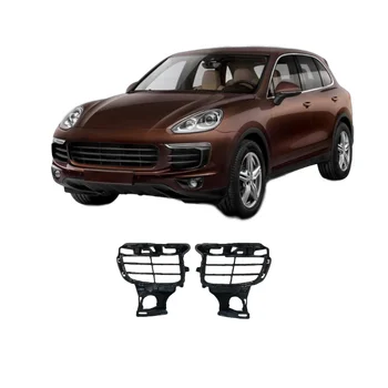 Gfkj Front Bumper Spoiler Grille For Porsche Cayenne 2015-2017 Oem ...