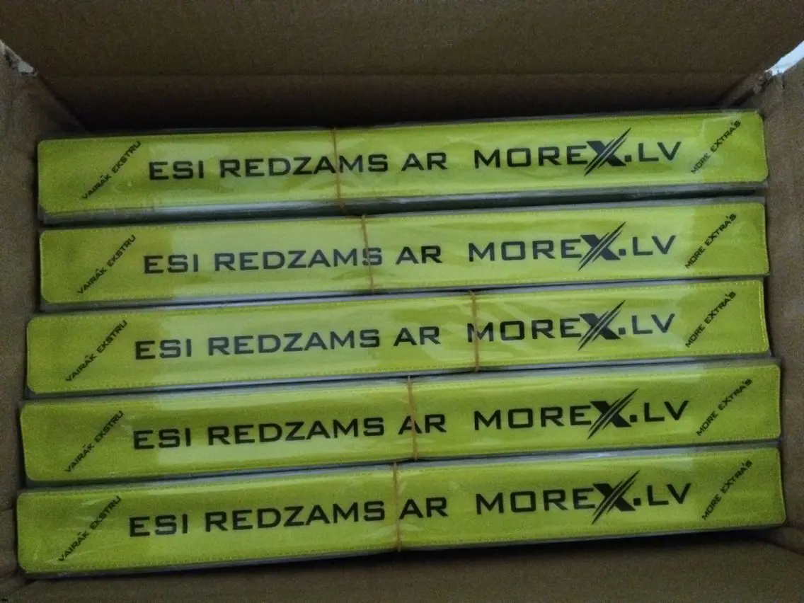 Reflex Ankle Arm Bands Slap Snap Wrap Reflective Bracelet Armbands ...