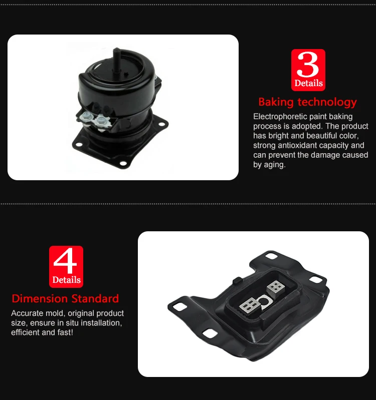 High Quality Right Engine Mounting for Ford Fiesta VI B-MAX