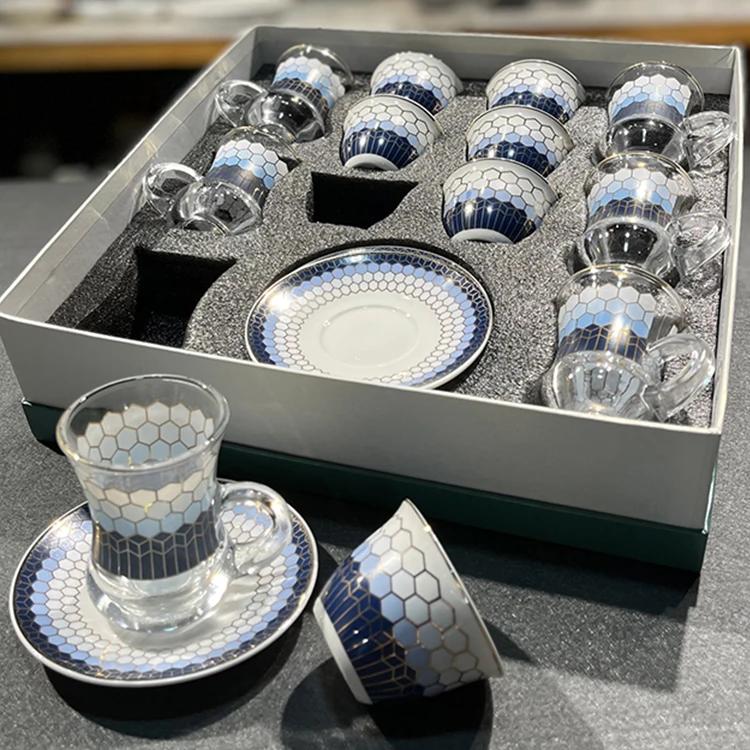 Grace Porcelain Ceramic Tea Set - 18pcs/36pcs Turkish