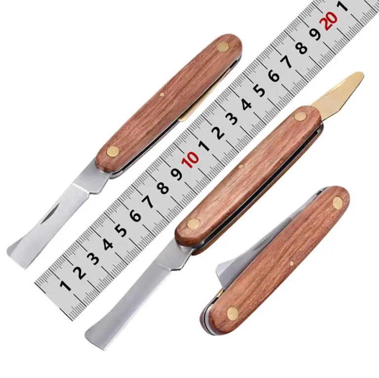 Garden Grafting Cutter Knife Foldable Knife Double Blade Grafting ...