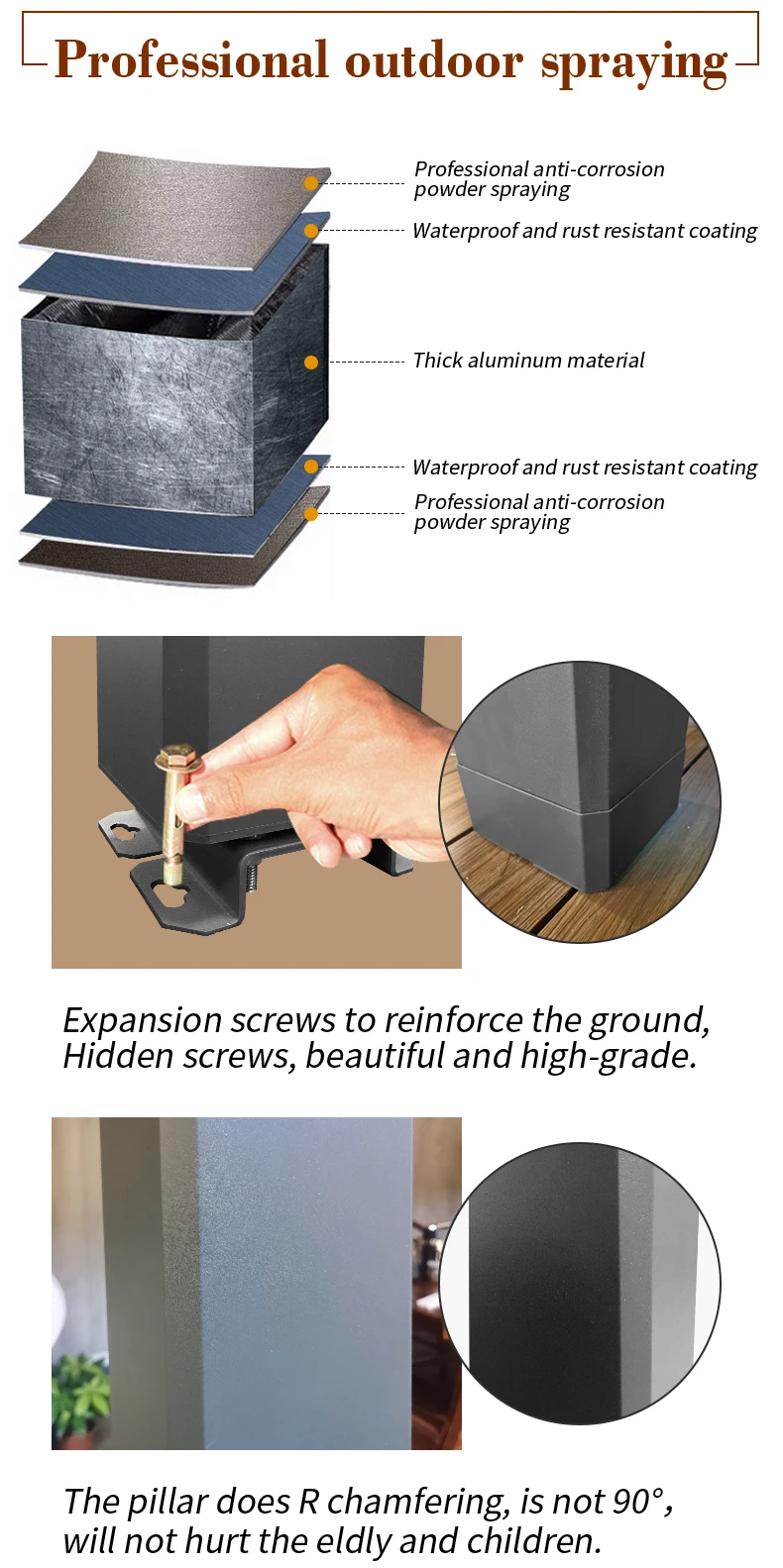 Luxury Modern Automatic Louver Roof Electric Aluminum Big Garden ...