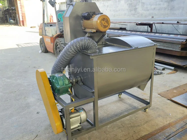 1000-Liter Horizontal Ribbon Feed Mixer Steel Bean and Grain Blender ...