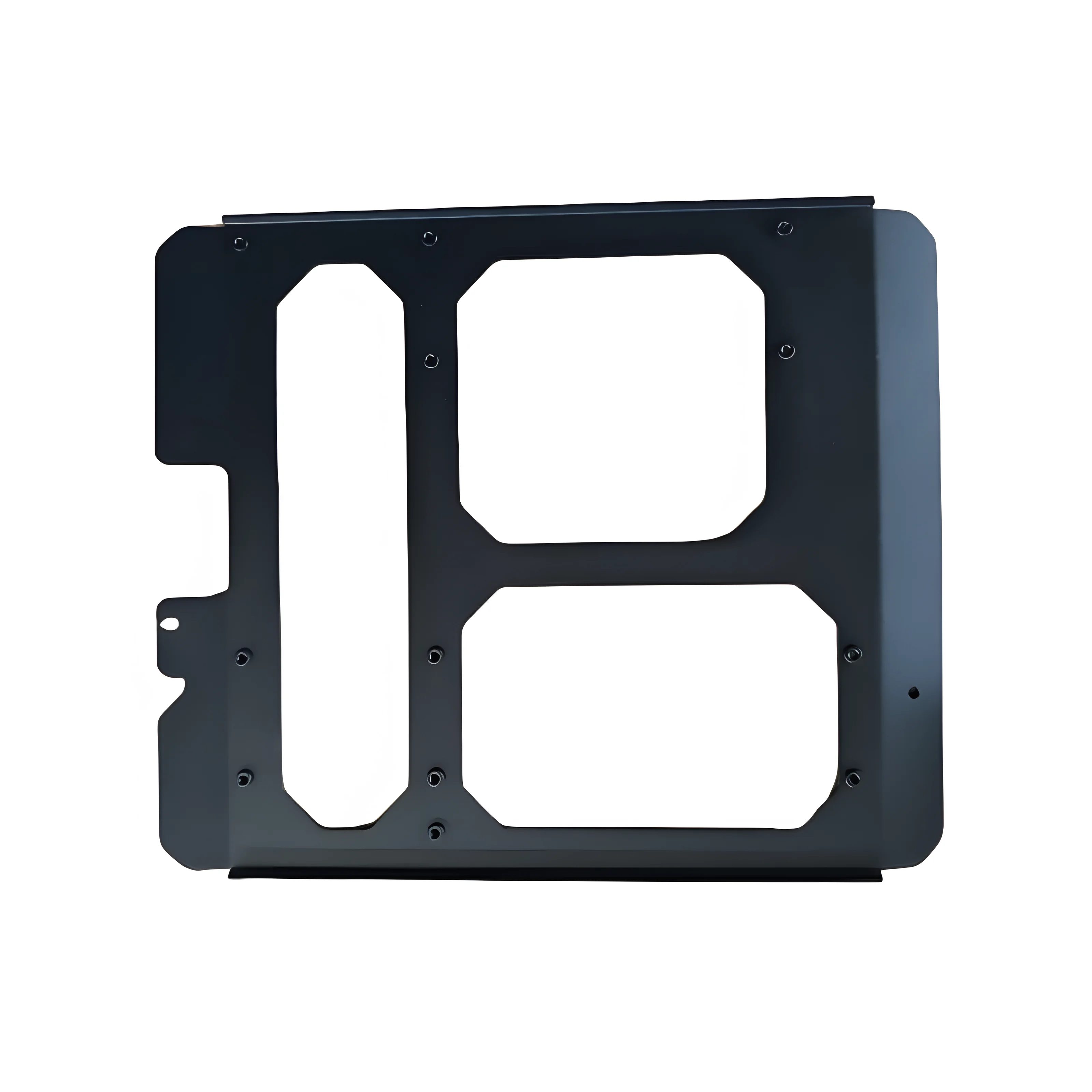 OEM Custom 2024 Black Powder Coating Laser Cutting Frame Sheet Metal ...