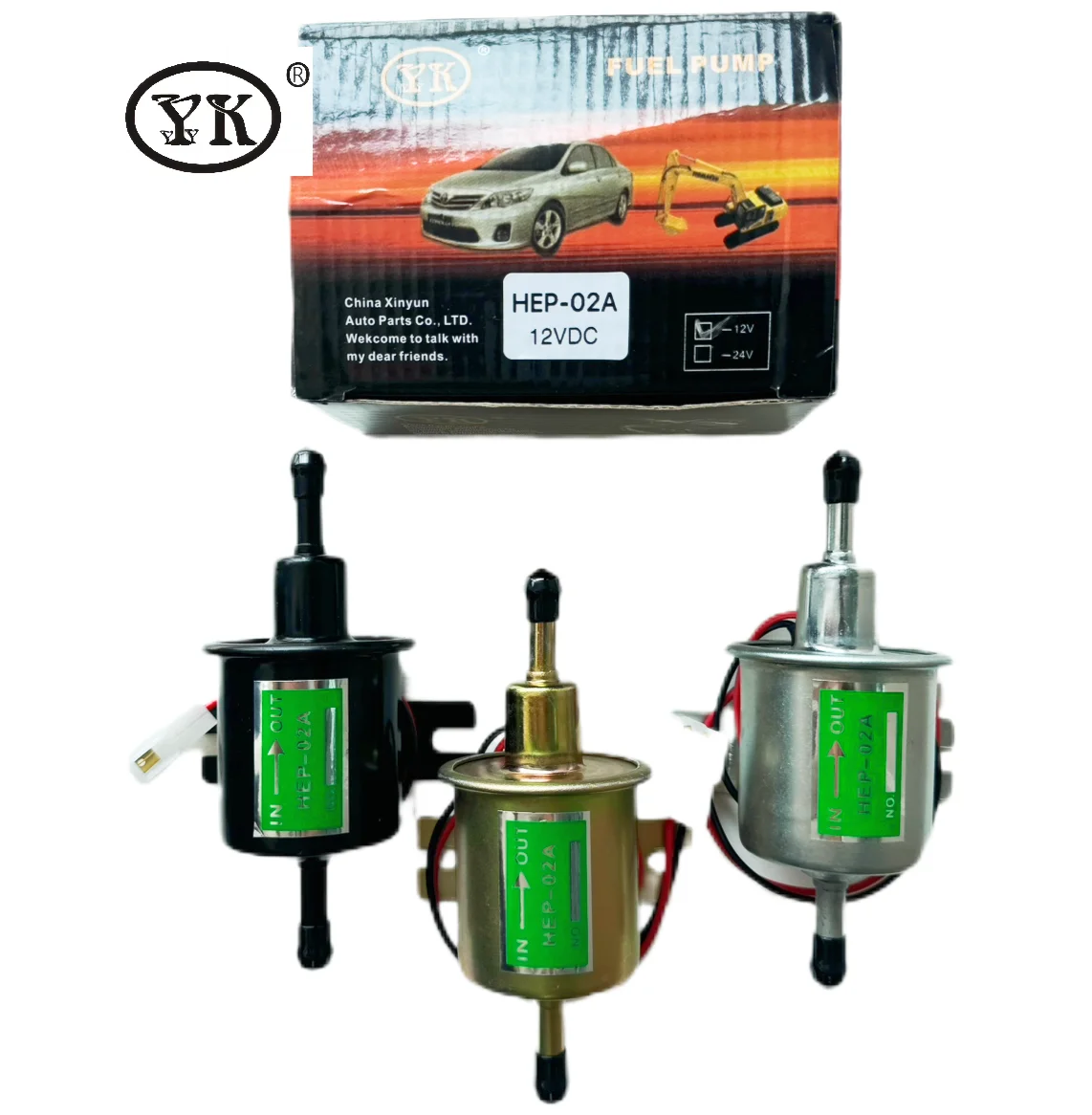 Electronic Low Pressure Fuel Pump Hep-02a Manufacturer Provides Diesel Pump 12v24v White - Buy ...