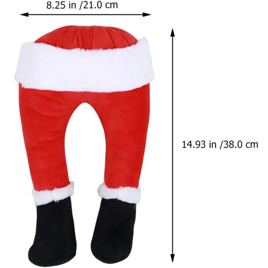 755 Animated Santa Legs - Festive Christmas Tree Decor