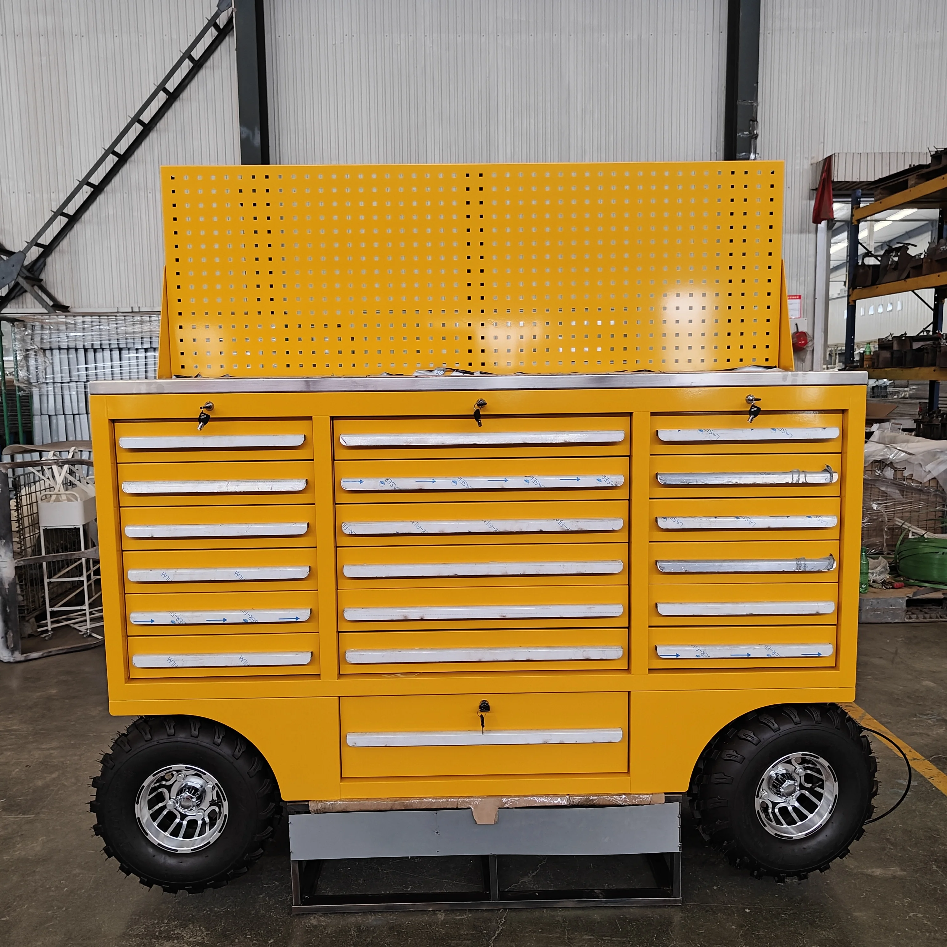 Factory Manufacturing Toolbox Tool Cabinet Pit Cart - Durable Steel ...
